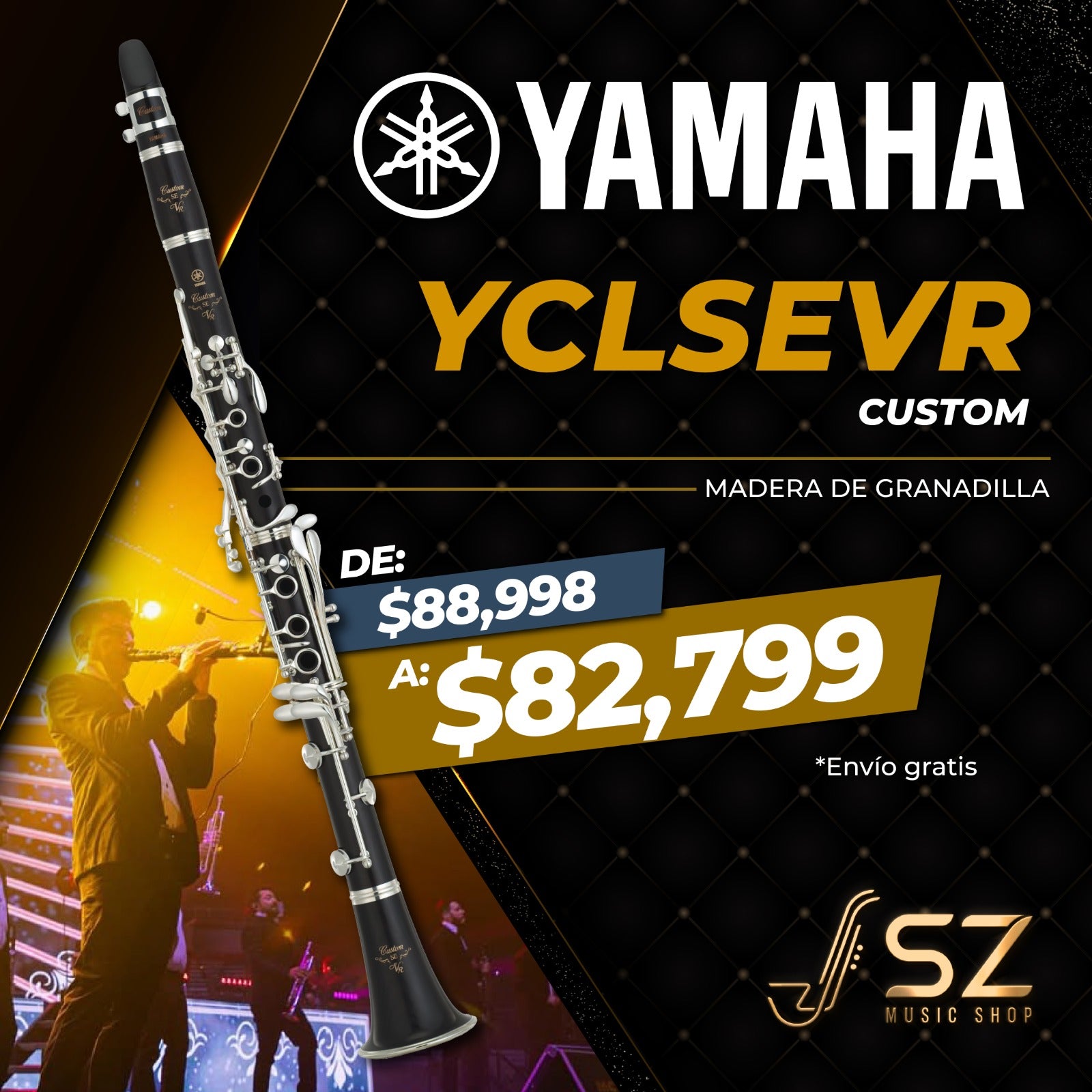 Yamaha YCL-SEVR Custom Clarinete Bb – SZ Music Shop