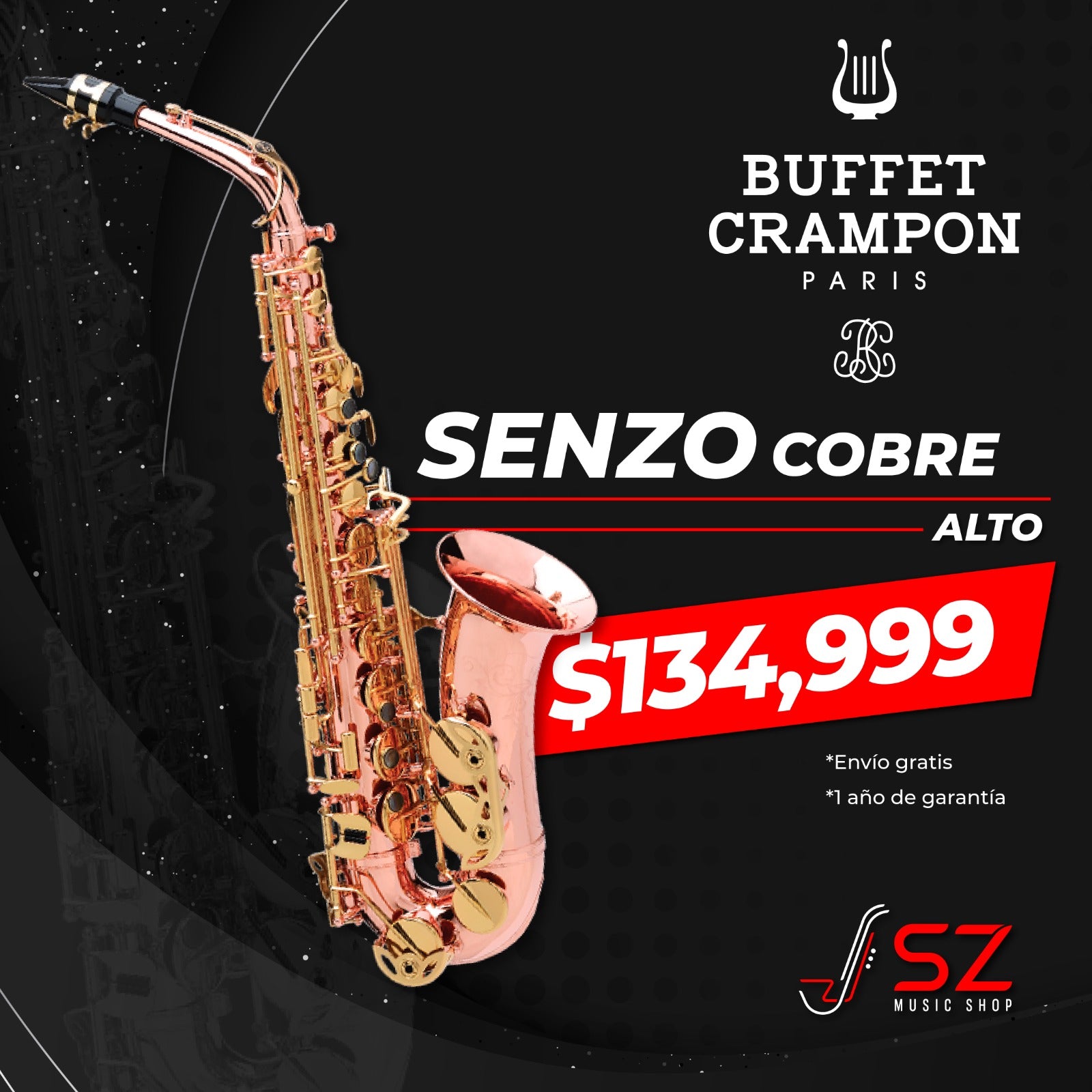 Buffet Crampon Senzo Red Copper – SZ Music Shop